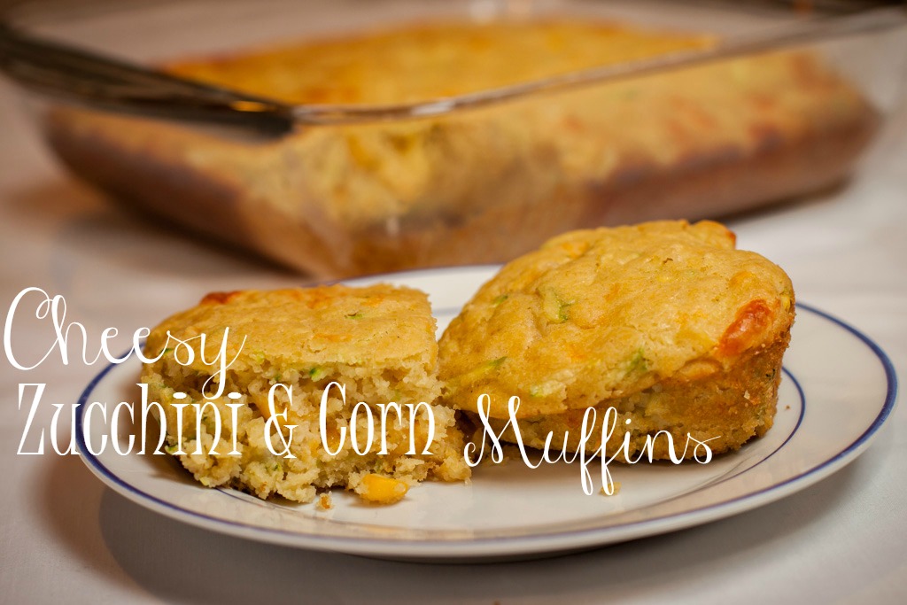 Cheesy Zucchini and Corn Muffins - Piece of Home